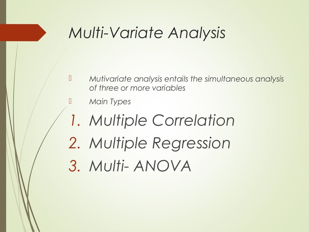 Research methodology - Analysis of Data