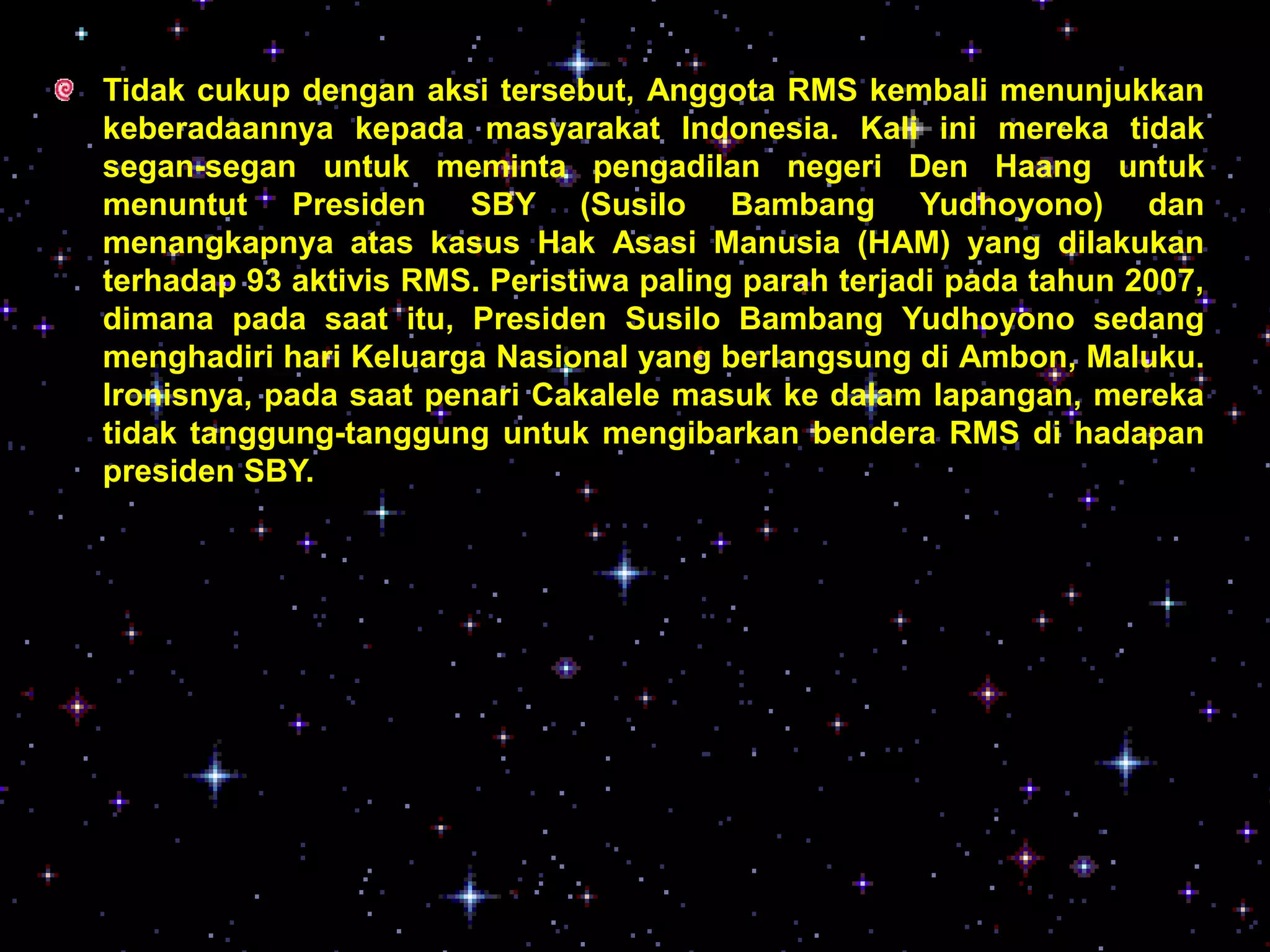 Pemberontakan RMS | PPT