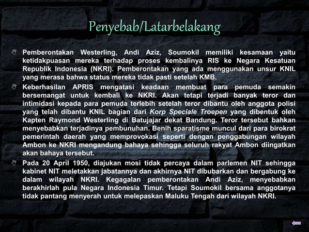 Pemberontakan RMS | PPT