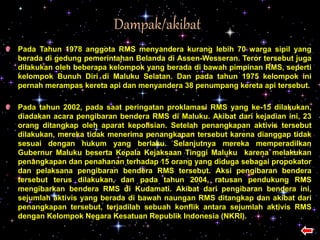 Pemberontakan RMS | PPTX