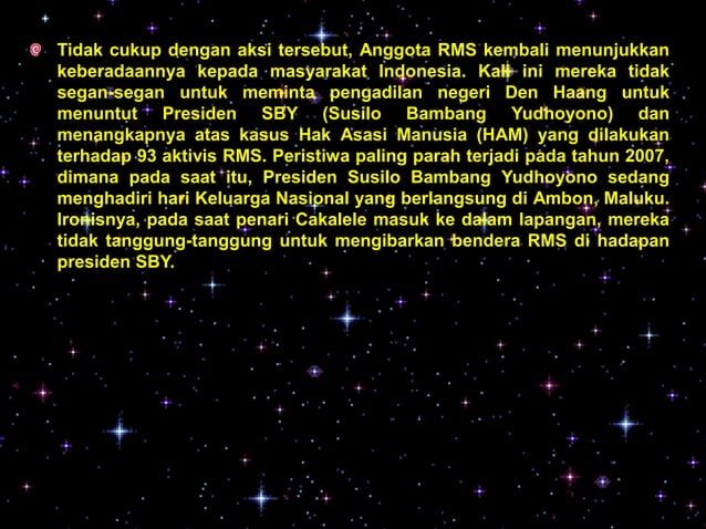 Pemberontakan RMS | PPT