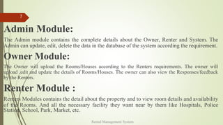 RENTAL MANAGEMENT SYSTEM | PPTX