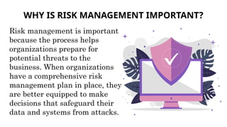 Risk Management in Security for Information and Assurance Security | PPT