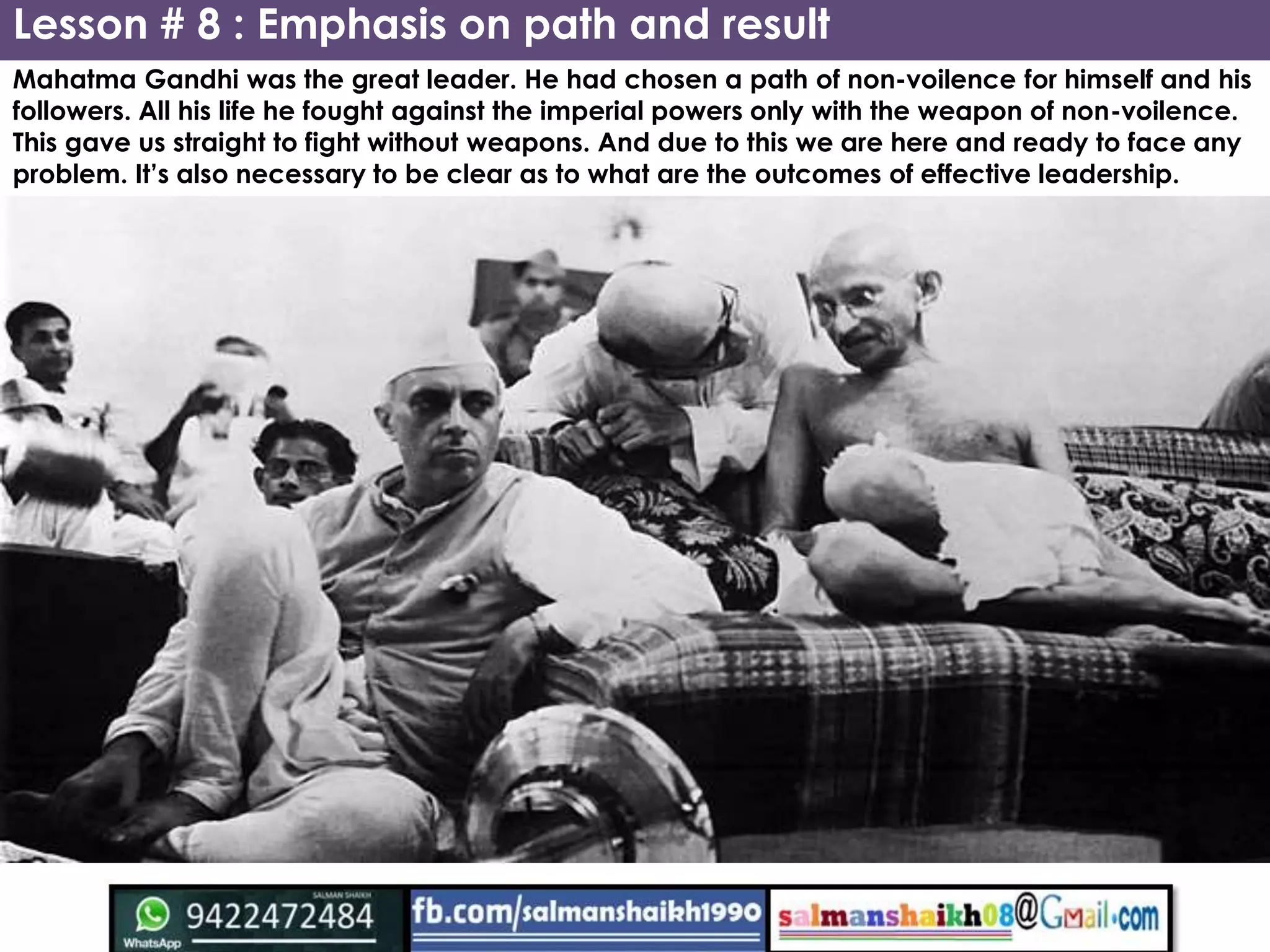 37 teachings of mahatma gandhi | PPTX