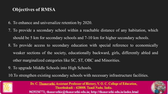 Rashtriya Madhyamik Shiksha Abhiyan (RMSA) | PDF