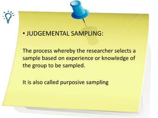Sampling Methods | PPT