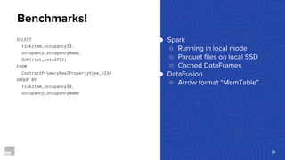 Rust & Apache Arrow @ RMS | PPTX
