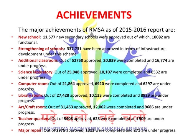 Rashtriya Madhyamik Shiksha Abhiyan | PPT