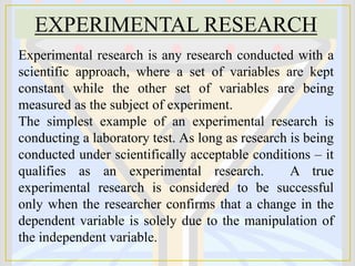 METHODS OF RESEARCH QUALITATIVE AND QUANTITATIVE | PPT