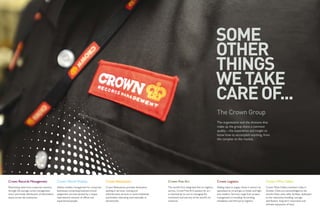 Crown Records Management | PDF | Data Storage and Warehousing | Computing