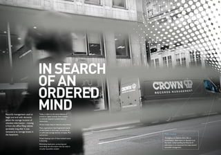 Crown Records Management | PDF | Data Storage and Warehousing | Computing