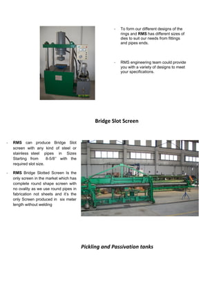 Rms company profile april 2011 | DOC
