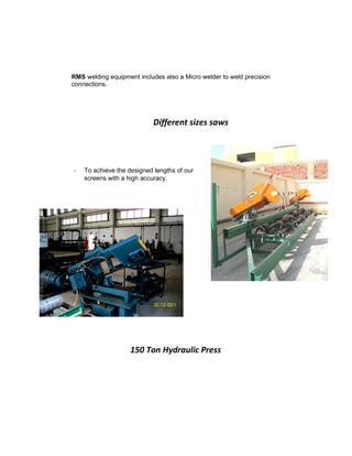 Rms company profile april 2011 | DOC
