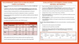 Default Probability Prediction using Artificial Neural Networks in R Programming | PPT