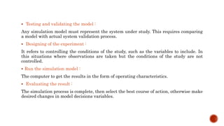 simulation modelling | PPT