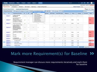 Requirement Baselining in RMsis | PPT