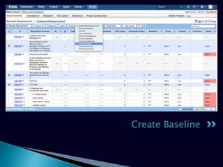 Requirement Baselining in RMsis | PPT