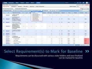 Requirement Baselining in RMsis | PPT