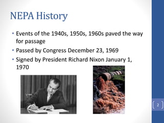 National Environmental Policy Act (NEPA) Overview - Helen Clough ...