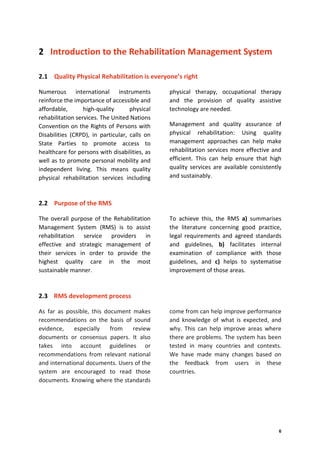 Evaluating & Planning physical rehabilitation services. | PDF