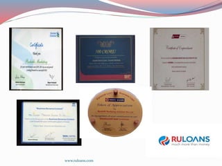 Ruloans - Loan Comparison Website | PPTX