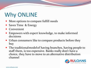Ruloans - Loan Comparison Website | PPTX