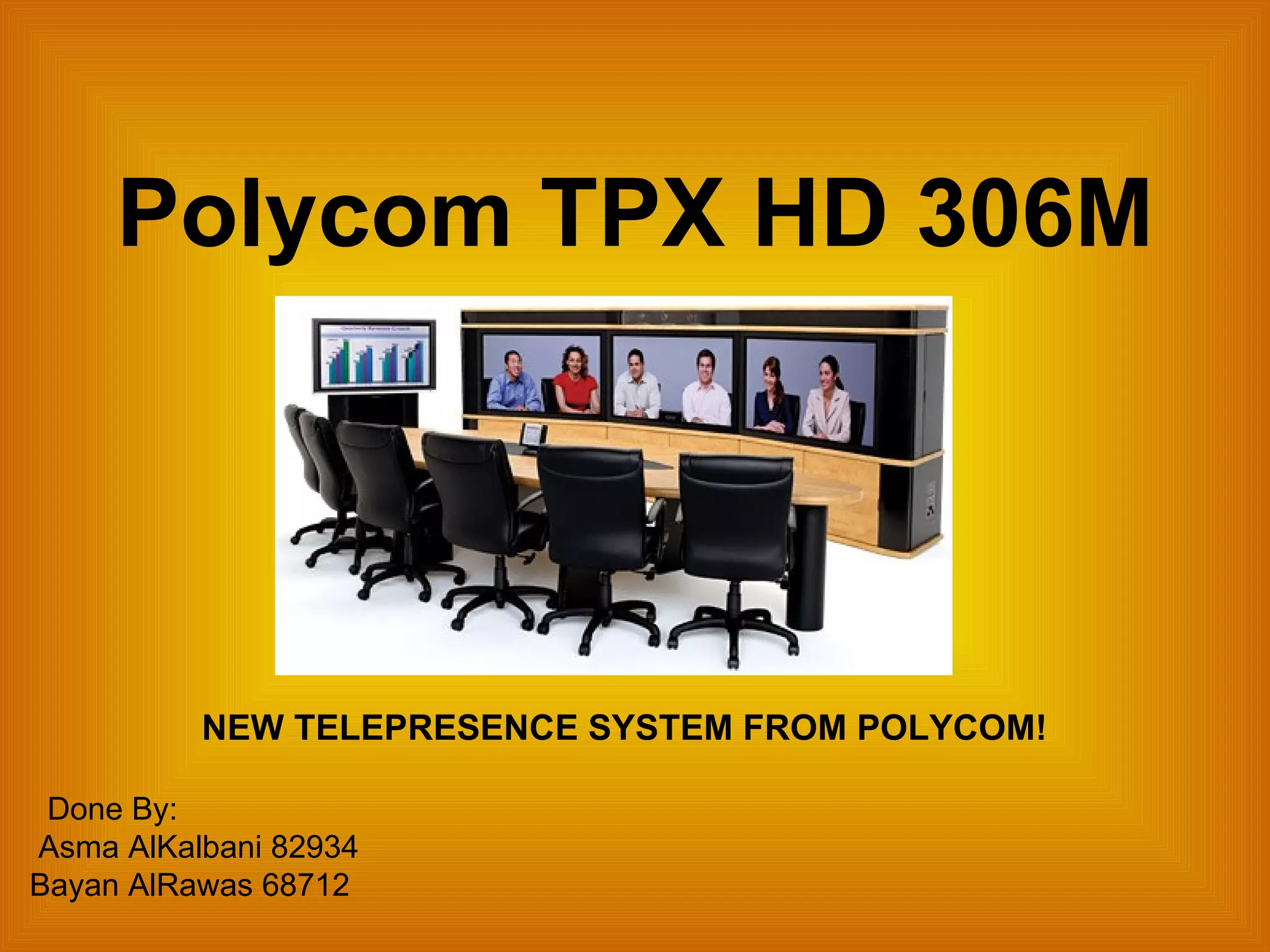 Polycom TPX HD 306M | PPT | Computer Peripherals | Computing