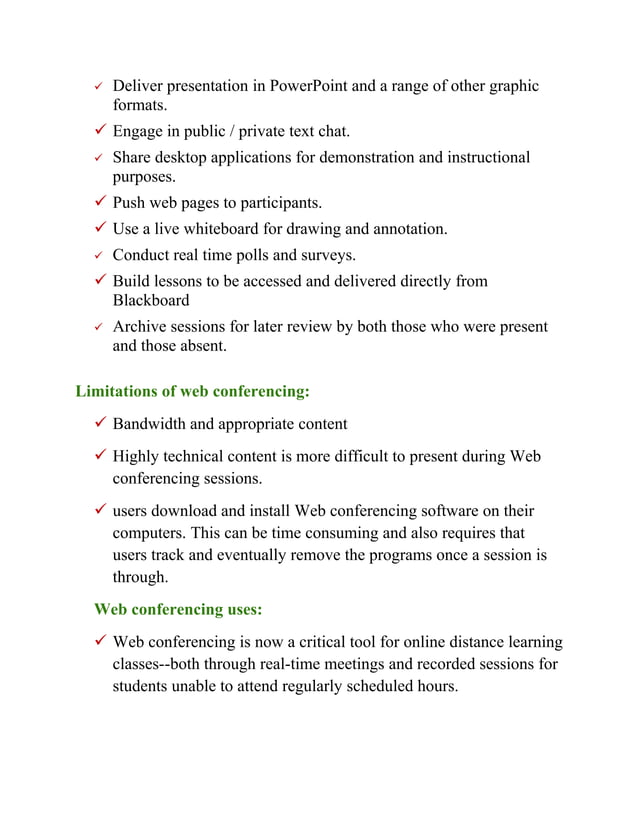 Web Conferencing Pdf