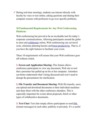 web conferencing | PDF