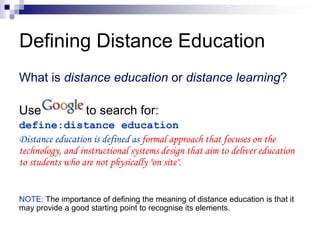 Distance learning | PPT