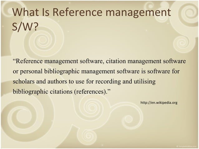 Managing Online References: Application of Open Source Reference ...