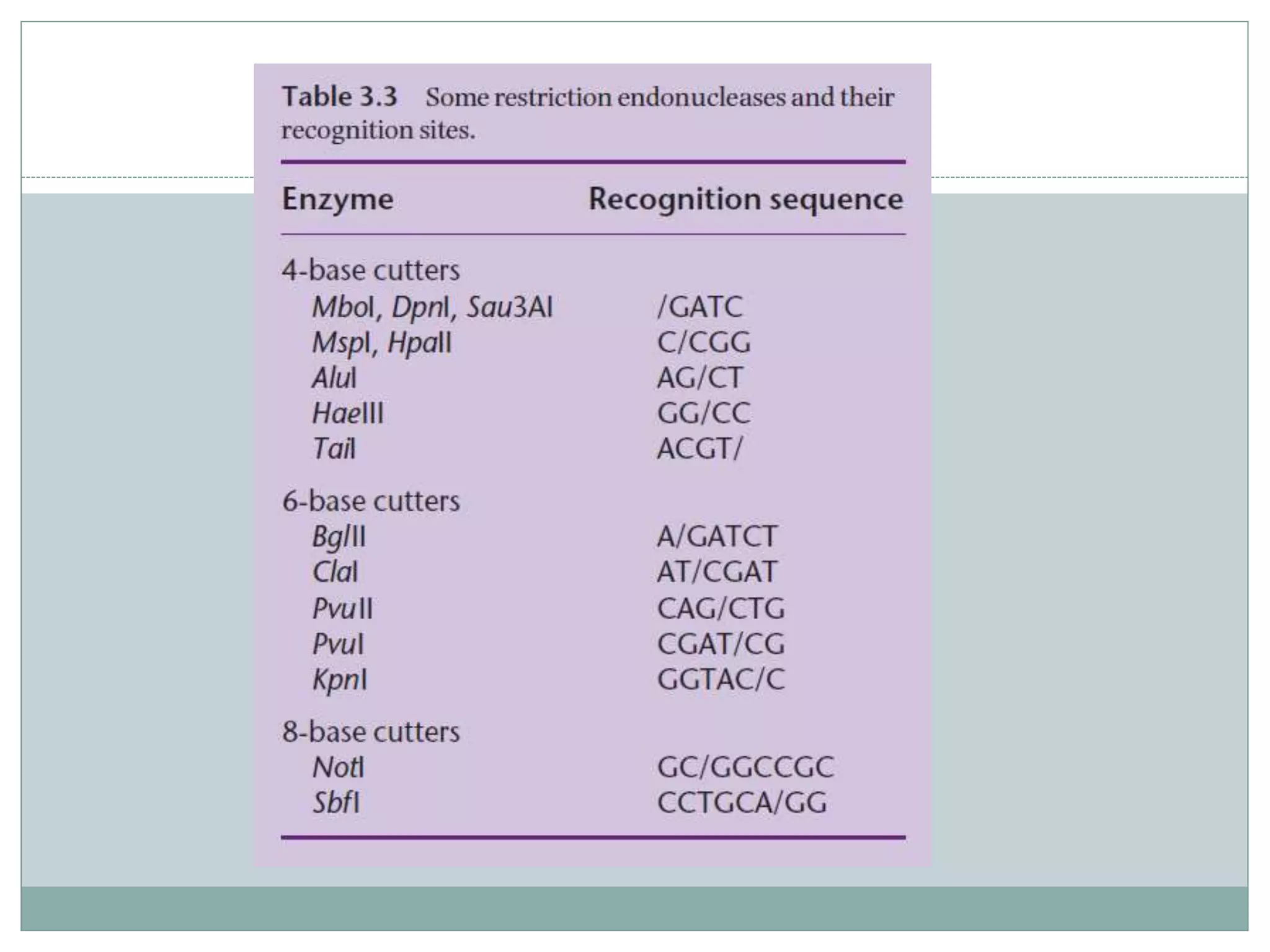 Restriction Modification System Types Of Restriction Enzymes Pptx