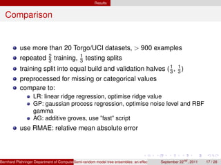 Semi-random model tree ensembles: an effective and scalable regression method | PDF | Computer ...