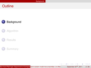 Semi-random model tree ensembles: an effective and scalable regression method | PDF | Computer ...
