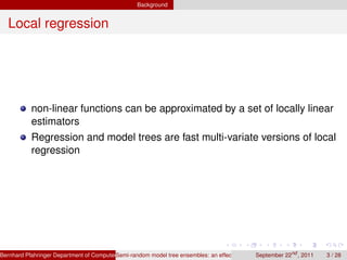 Semi-random model tree ensembles: an effective and scalable regression method | PDF | Computer ...
