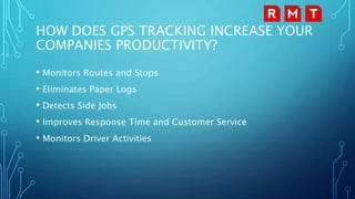 Rmt fleet management | PPTX | Auto Navigation Systems | Auto Technology