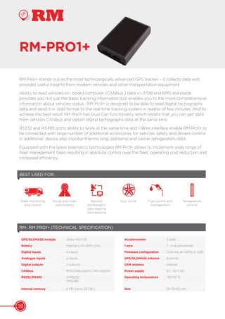 RMTS Business Profile | PDF | Auto Navigation Systems | Auto Technology