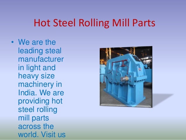Steel Rolling Mill Plant Machinery