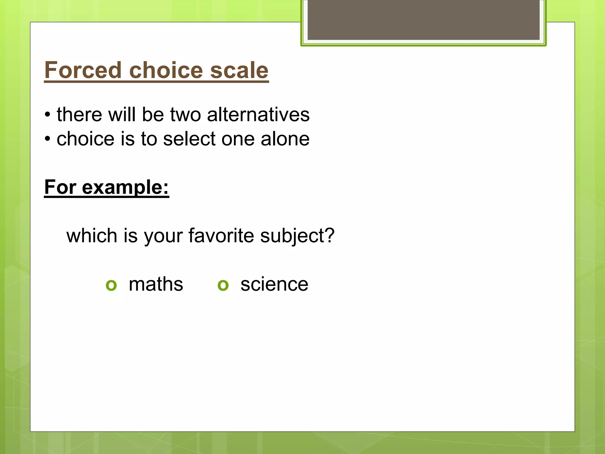Research Methodology - types of scale | PPTX