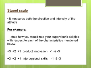 Research Methodology - types of scale | PPTX | Science