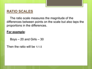 Research Methodology - types of scale | PPTX