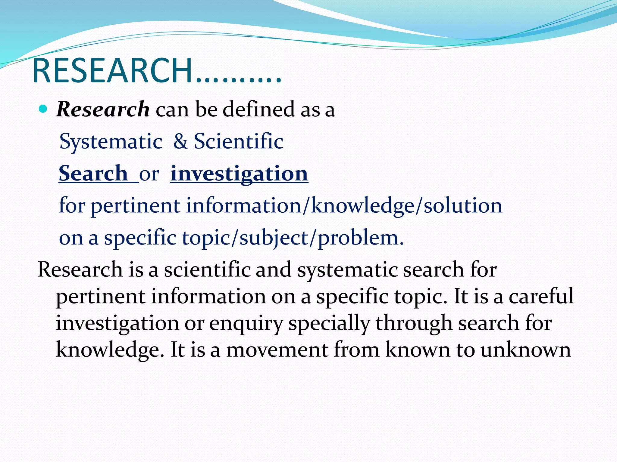 introduction Research methodology | PPTX