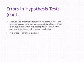 RM U3 MGR Hypothesis Testing.ppt