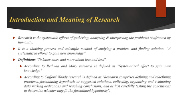 Introduction to Research Methodology | PPTX