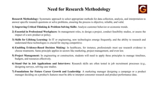 Research Methodology Brief overview of the methods | PPT