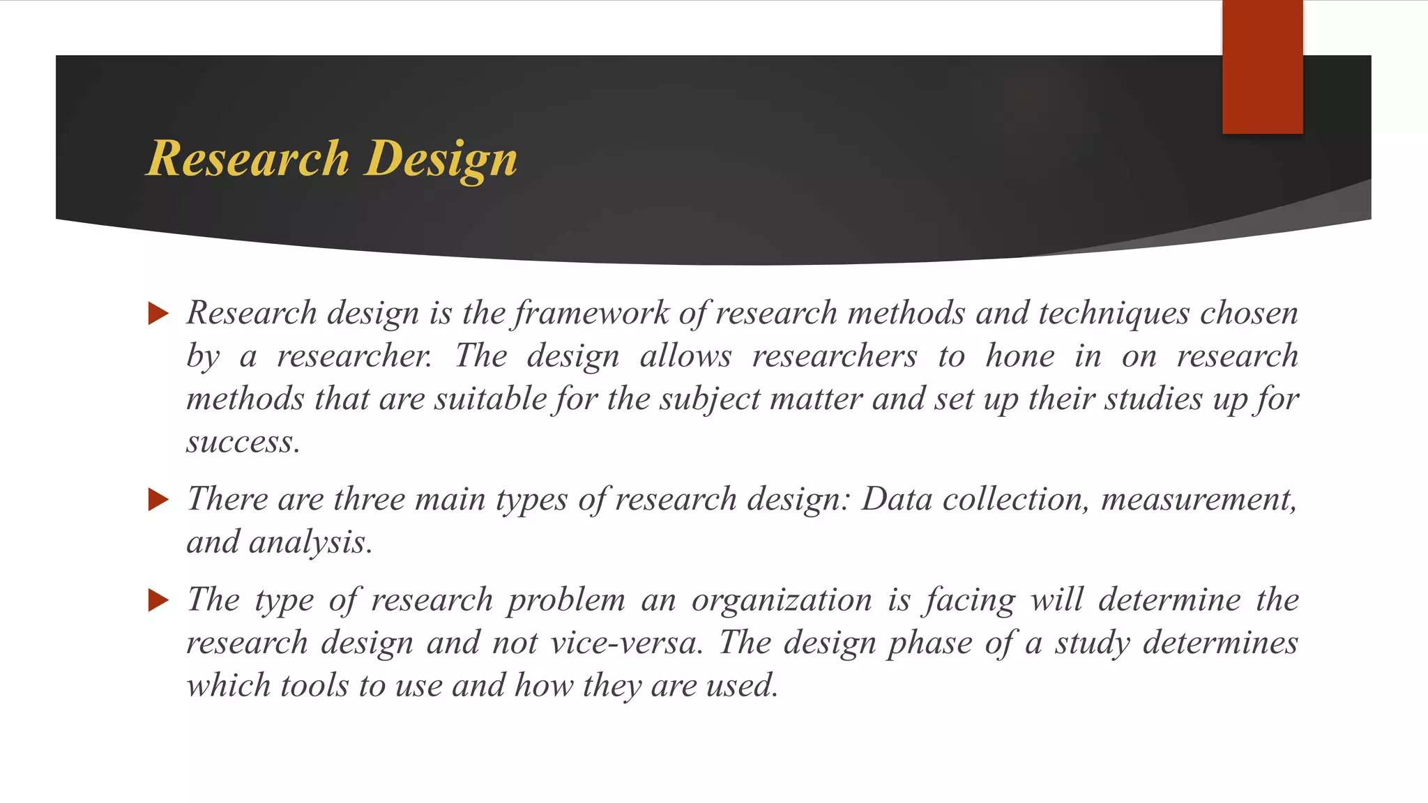 Research Methodology - Research Design & Sample Design | PPTX