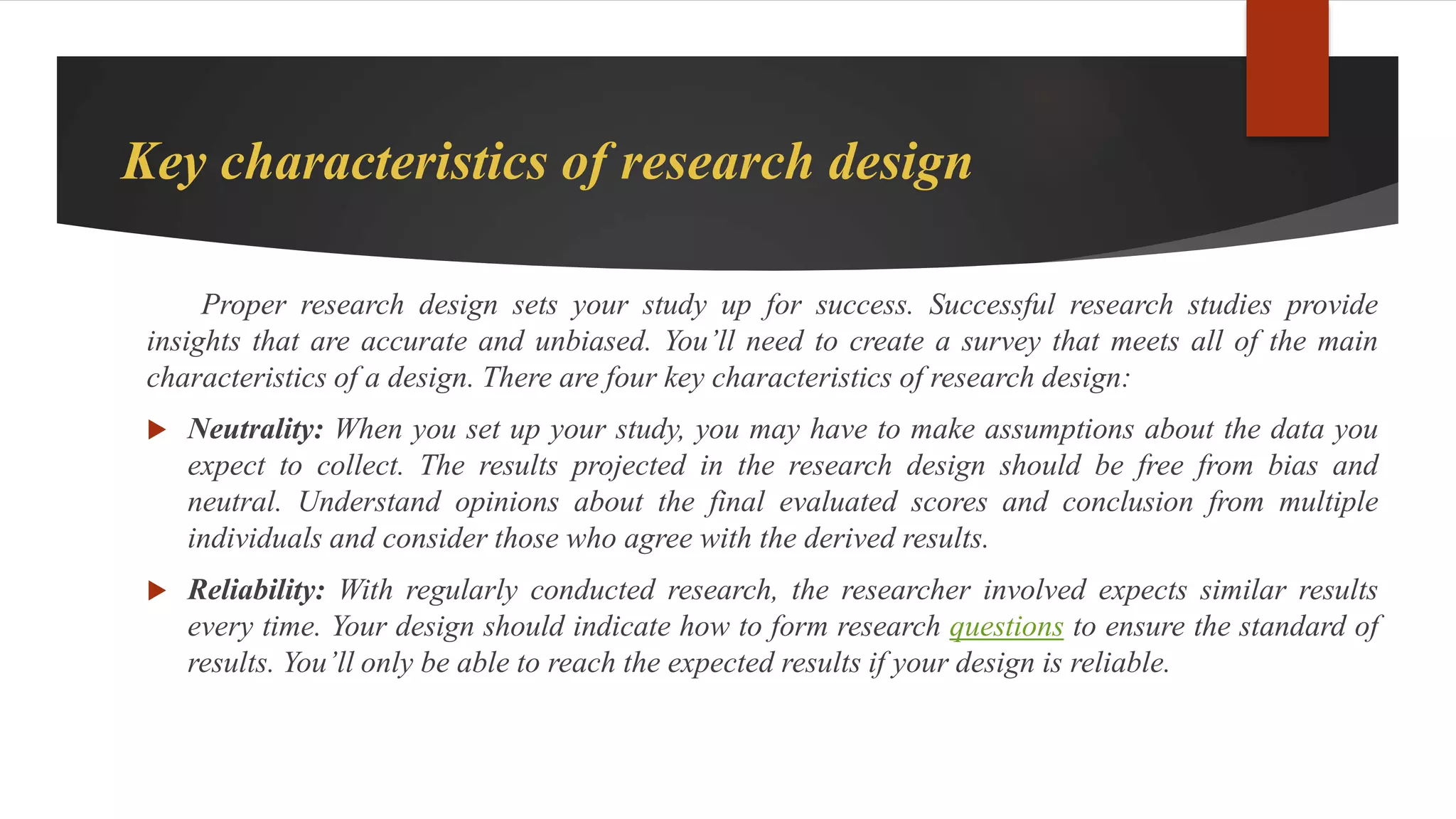 Research Methodology - Research Design & Sample Design | PPTX
