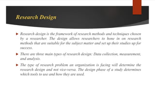 Research Methodology - Research Design & Sample Design | PPTX