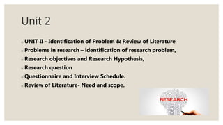 Identification of Research Problem | PPTX