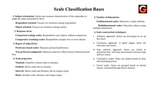 Research methodology scale of measurement | PPTX